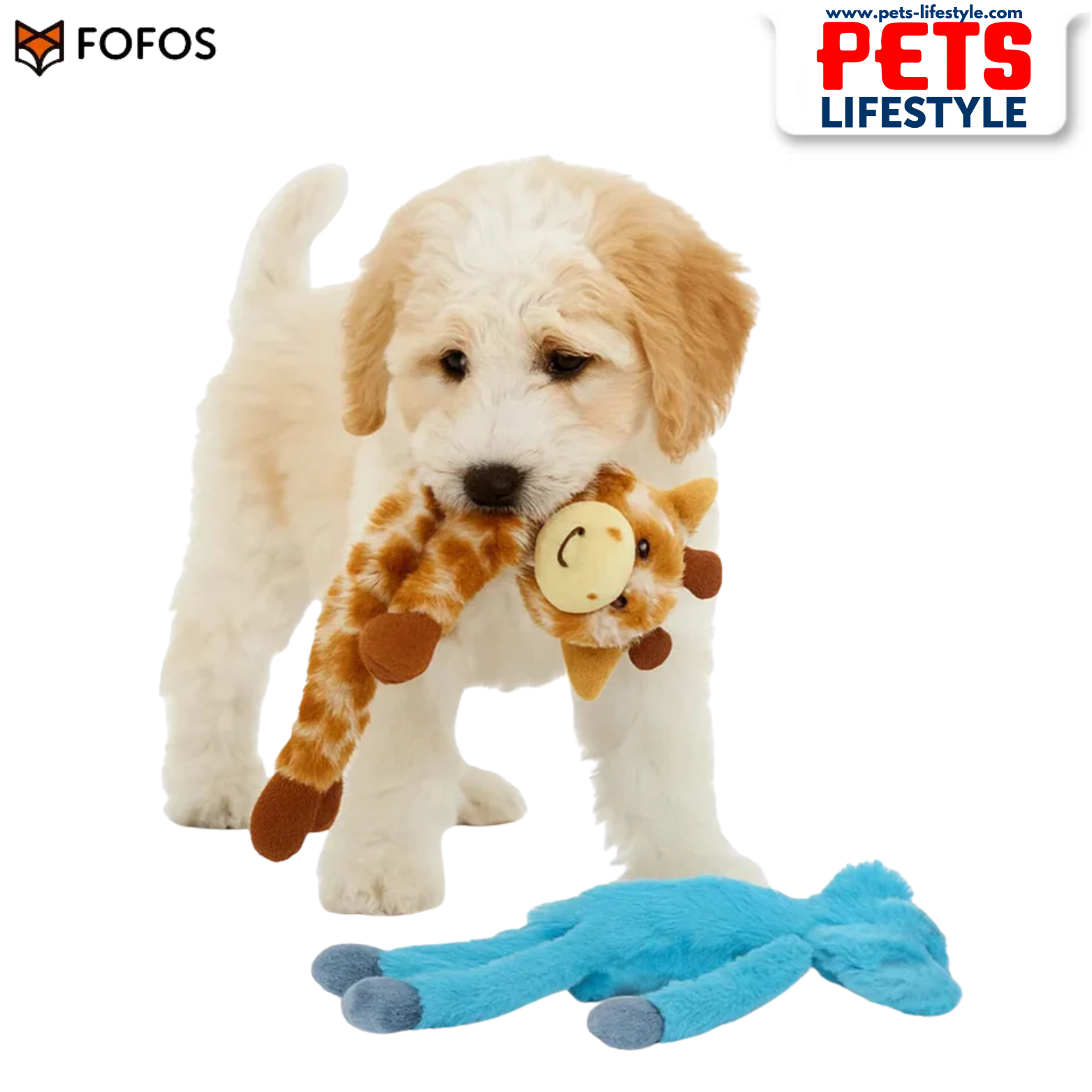Fofos The FOFOS Elephant & Giraffe Dog Toy 2-Pack | Dog Toy India