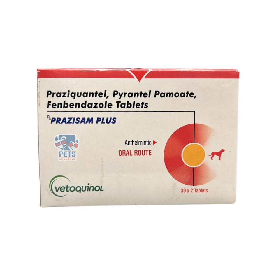 Vetoquinol Prazisam Plus Deworming Tablets 2X1